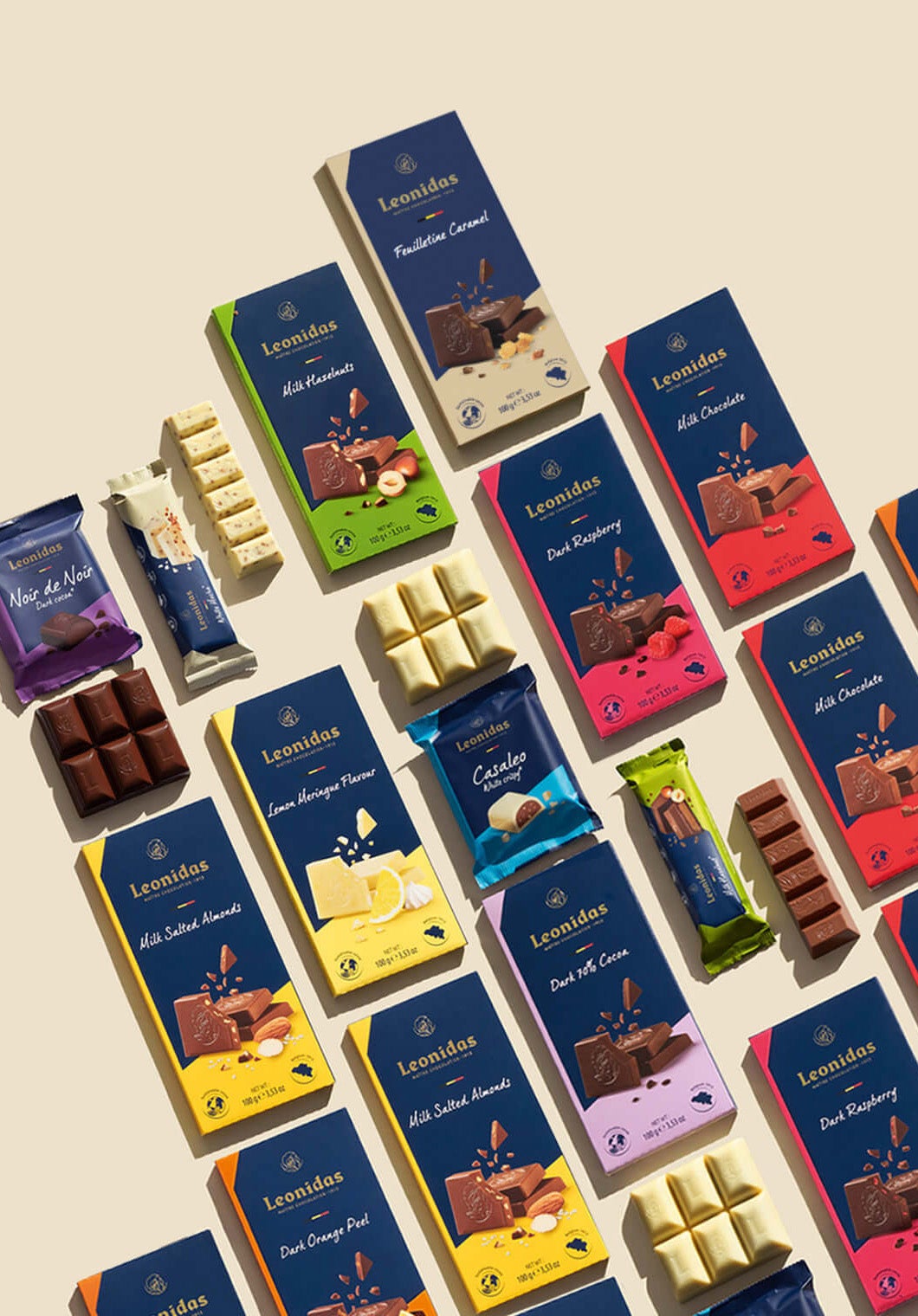 100g Leonidas Chocolate Bars | Leonidas Chocolate Cafes in Evanston ...